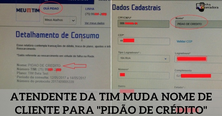 TIM chama cliente de "pidão de crédito" e paga R$ 4 mil por isso