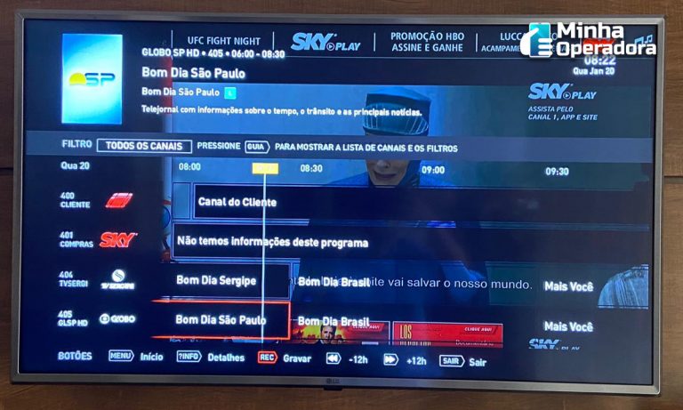 Exclusivo: SKY deve lançar em breve uma nova interface gráfica