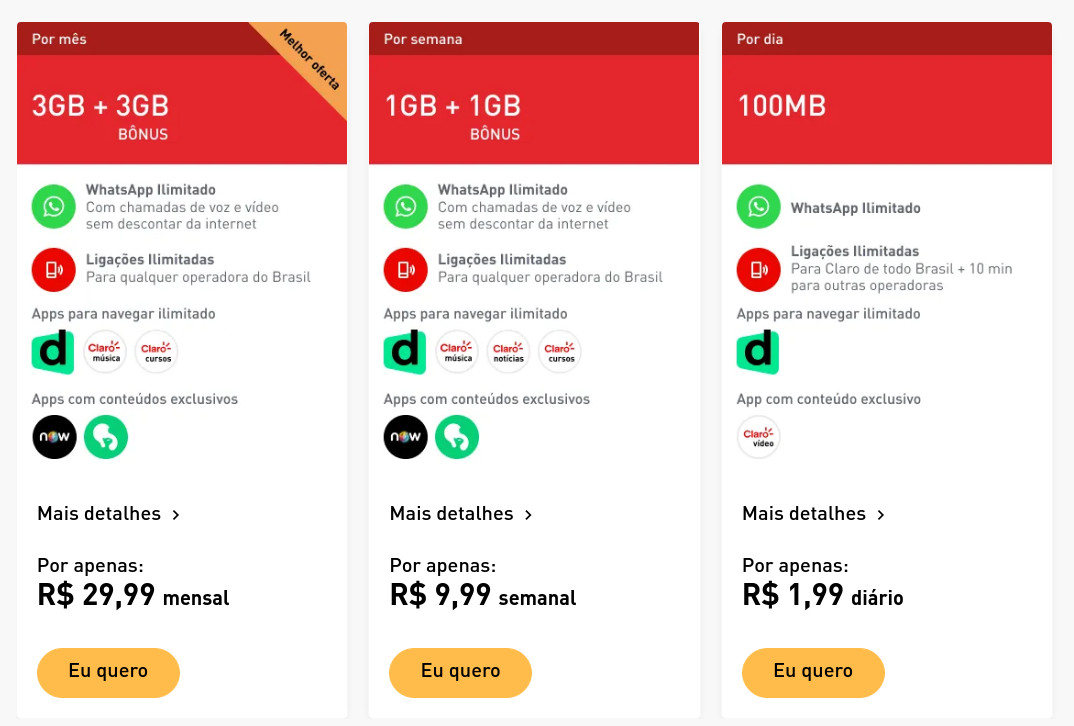 Claro adiciona novo serviço digital nos planos pré-pago