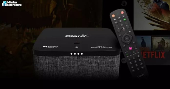 Claro lança nova TV Box com alto-falante integrado da Band & Olufsen