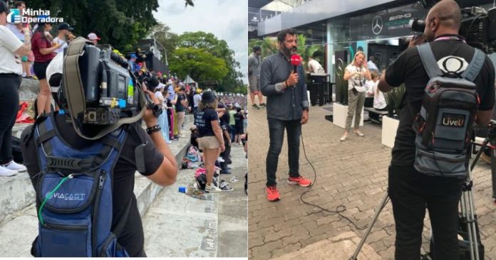 Band transmite GP São Paulo usando faixa exclusiva do 5G da Claro