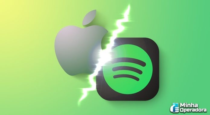Apple é multada pela UE por abuso de poder dominante em caso com o Spotify
