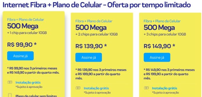 Unifique lança combos de banda larga e plano móvel com R$ 50 off